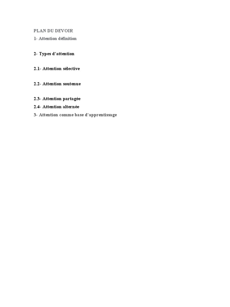 Comprendre l'Attention pour Apprendre | PDF | Attention | Apprentissage