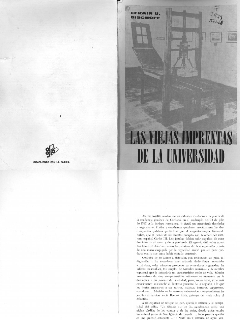 Las Viejas Imprentas de La Universidad | PDF