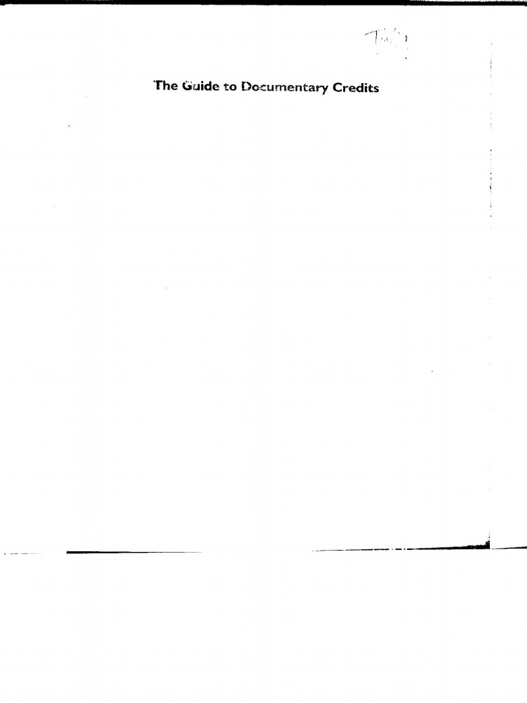 Guide To Documentary Credits 3e | PDF