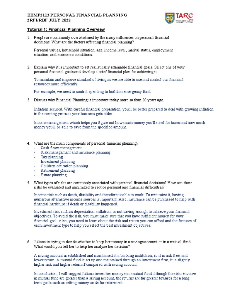 Tutorial PFP | PDF | Interest | Loans