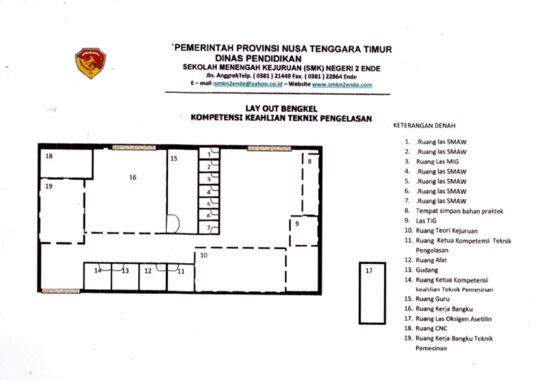 Denah Bengkel Las | PDF