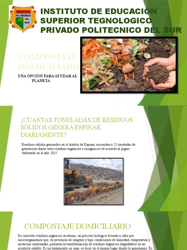 Compostaje Domiciliario: Beneficios y Técnicas | PDF | Compost | Residuos
