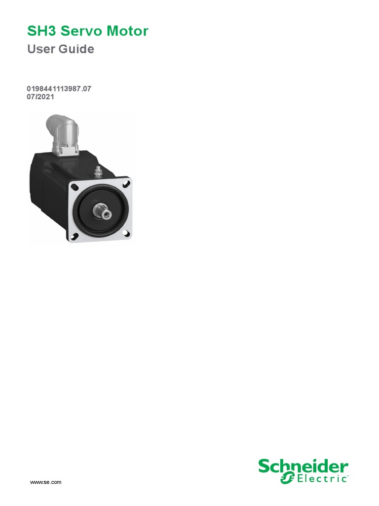 SH3 Datasheet | PDF | Electric Motor | Safety