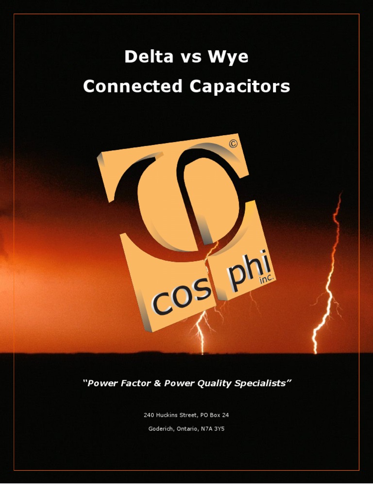 Delta Vs Wye Connected Capacitors | PDF | Capacitor | Electronic ...