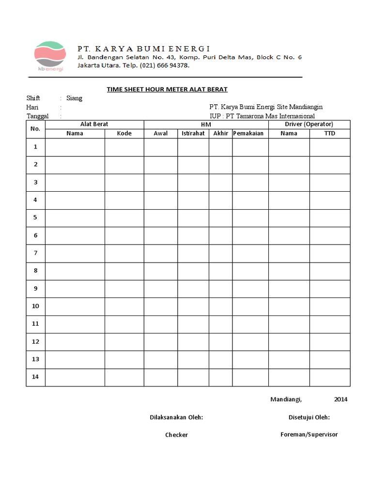 Time Sheet | PDF