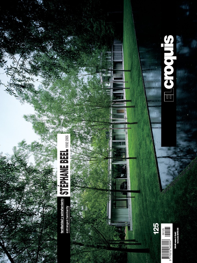 El Croquis 125 - Stephane Beel 1992-2005 | PDF | Diseño