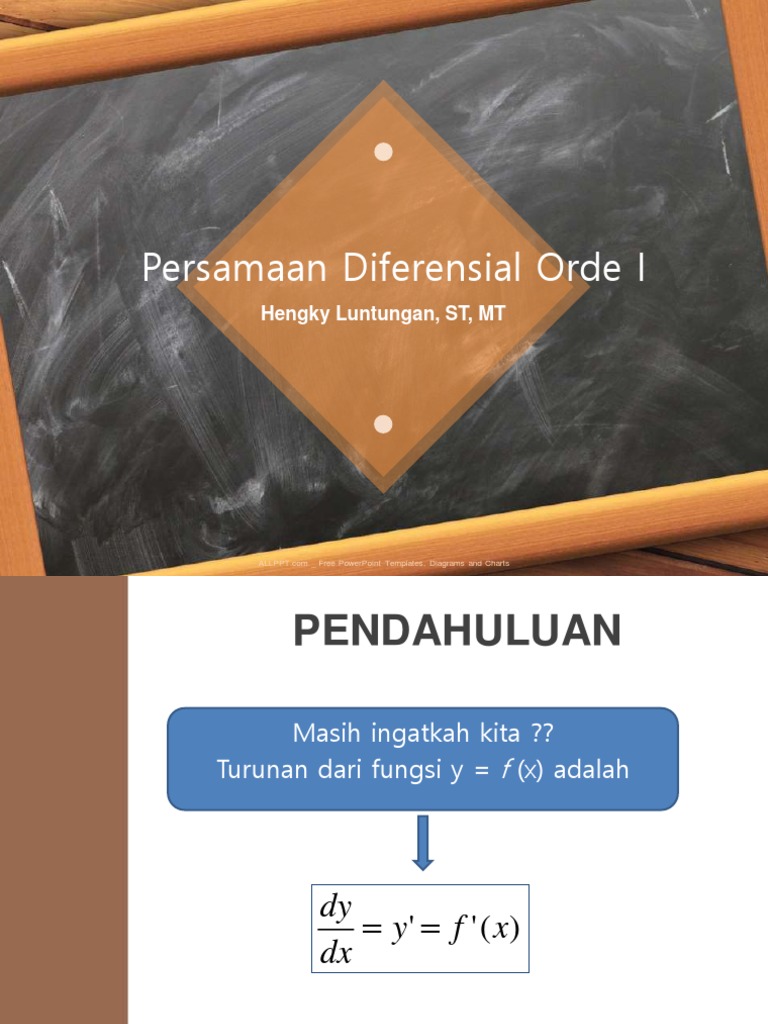 PD Orde 1 | PDF