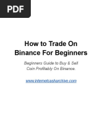 Binance Beginners Guide | PDF