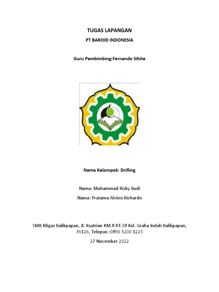 Profil dan Layanan PT Baroid Indonesia | PDF