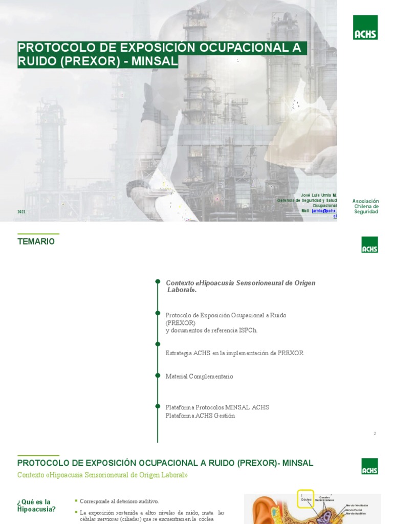 1.b Presentación Difusión Protocolo PREXOR ACHS - 2022 | PDF | Planificación | Evaluación