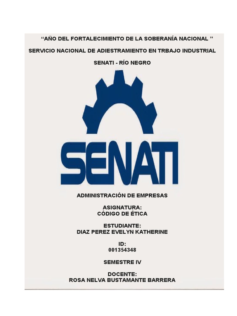 Entregable Codigo de Etica | PDF