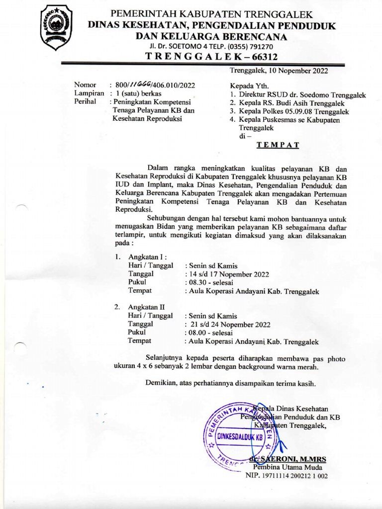 Surat Peningkatan Kompetensi | PDF Surat Peningkatan Kompetensi | PDF