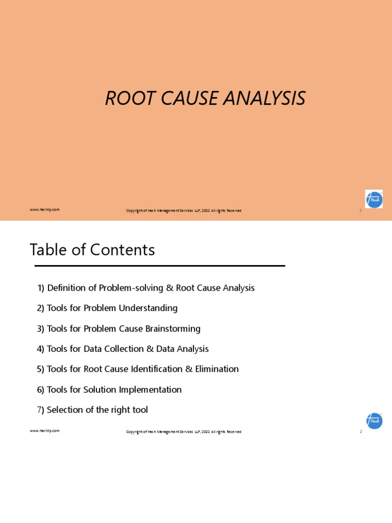 Root Cause Analysis Complete Presentation 1657304402 | PDF | Business