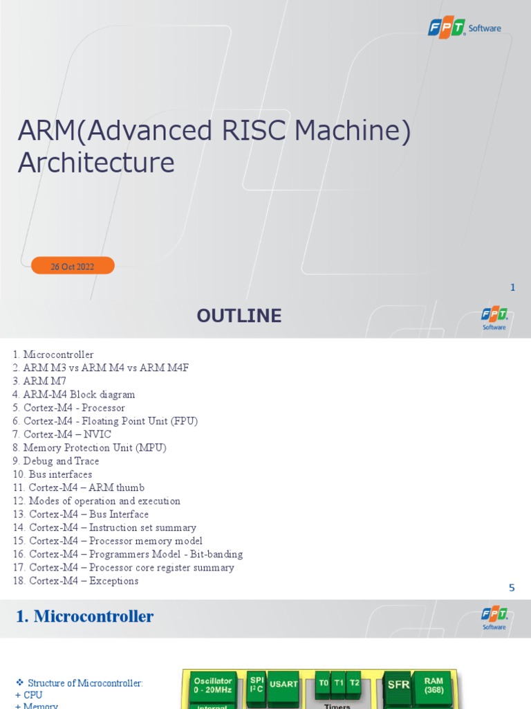 01 ARM Architecture M4 M4F S32K144 | PDF | Central Processing Unit ...