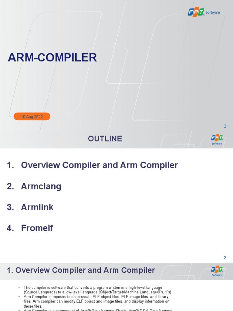 02 ARM Compiler | PDF | Compiler | Command Line Interface