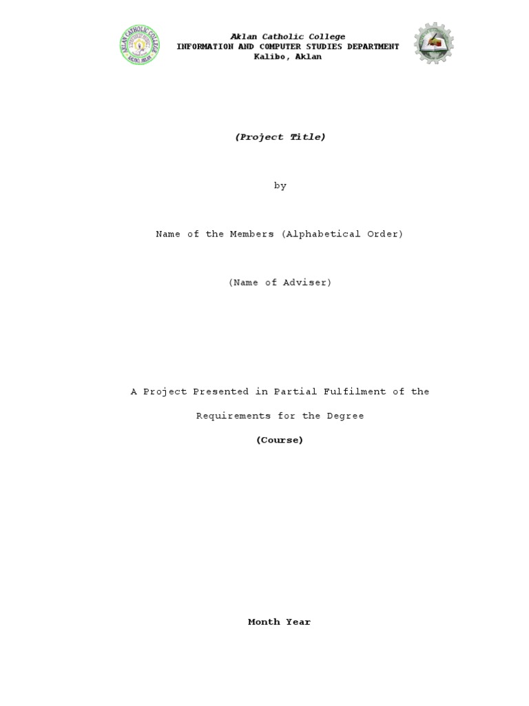 Capstone Project Template | PDF Capstone Project Template | PDF