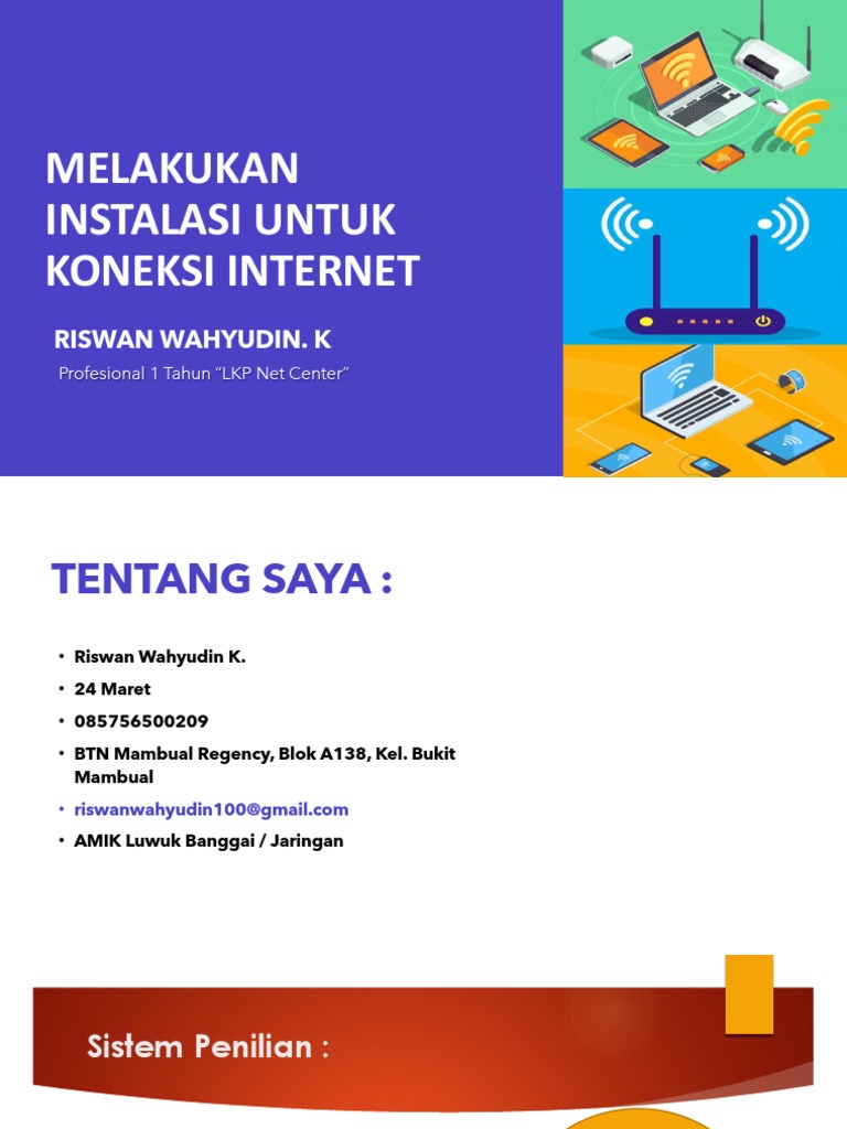 Melakukan Instalasi Untuk Koneksi Internet | PDF | Teknologi & Rekayasa