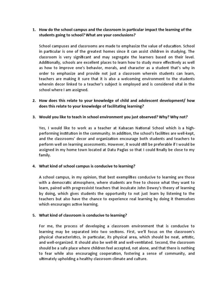 Aira Assignment | PDF | Classroom | Teachers