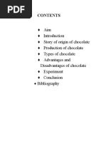 Class 12 Chocolate Analysis Project | PDF | Chocolate | Nature