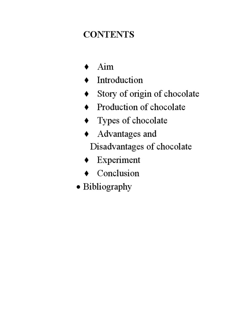 Chocolate Analysis | Download Free PDF | Chocolate | Confectionery