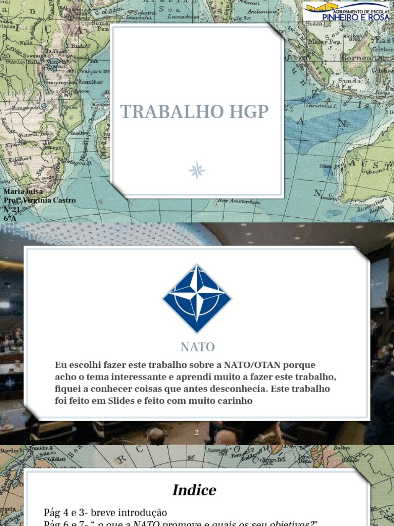 Trabalho Final Sobre A NATO | PDF | OTAN | Política global