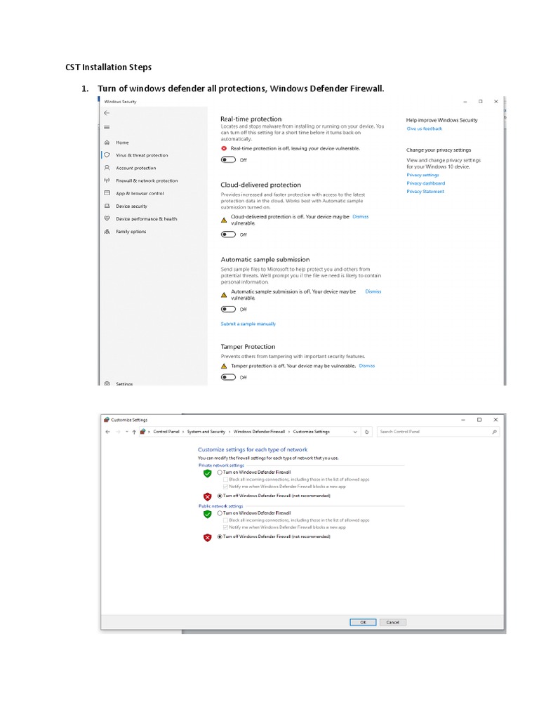 CST Installation Guide | PDF
