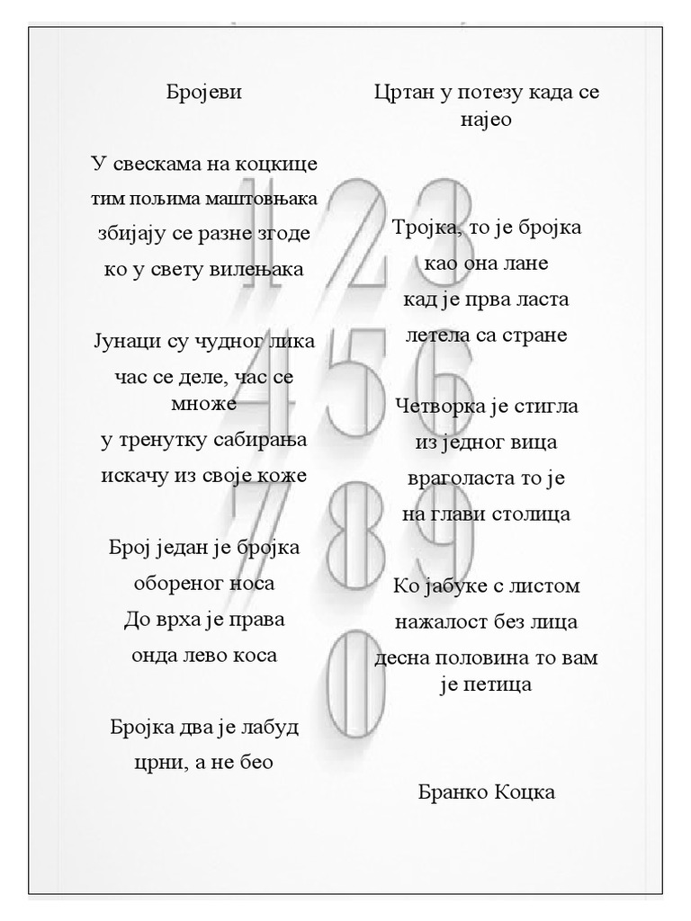 Pcelica Prircnik Do Broja 10 | PDF