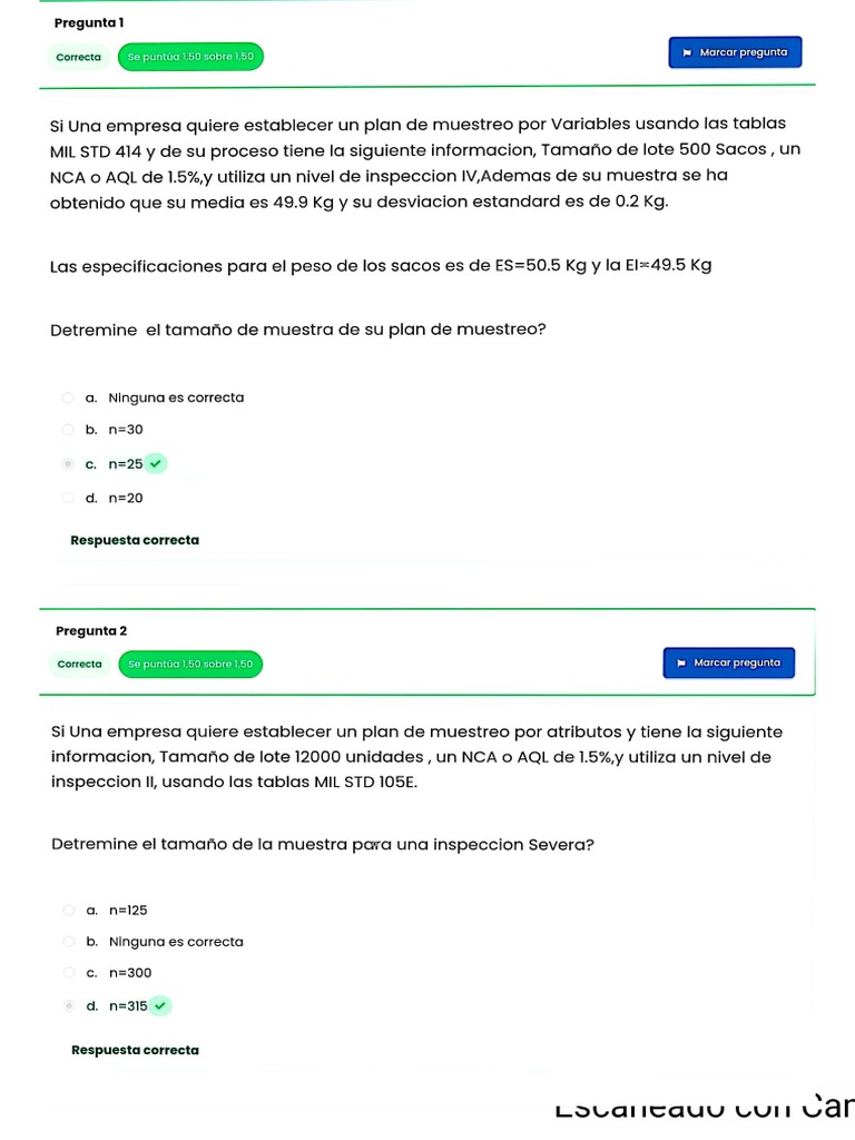 Examen3 Calidad | PDF