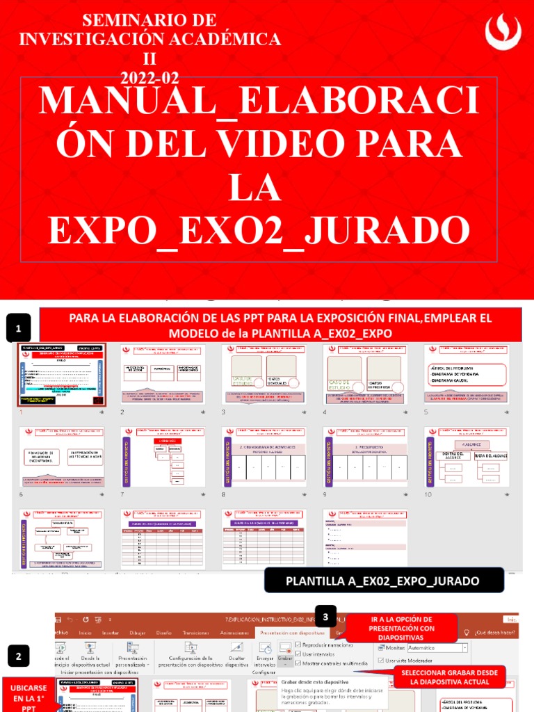 Taller de Habilidades Formativas - Grabación de PPT - Ex02 - Expo Final - 2022-02 | PDF | Multimedia