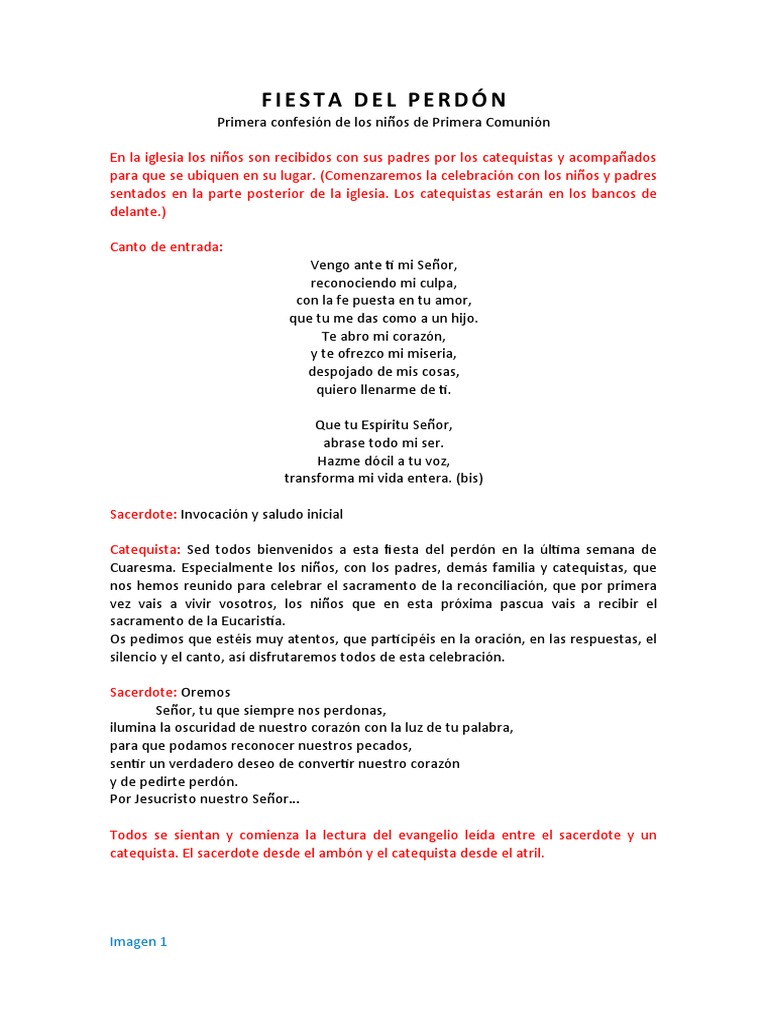 Fiesta Del Perdón | PDF | eucaristía | Religiones abrahámicas