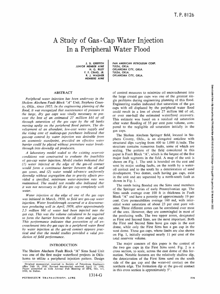 Spe 1314 G | PDF | Petroleum Reservoir | Permeability (Earth Sciences)