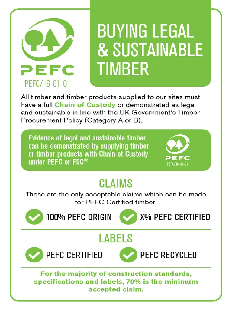 PEFC Timber Delivery Checklist | PDF | Home & Garden