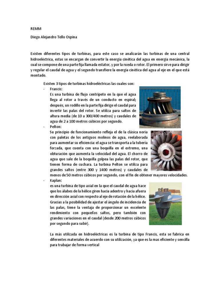 REMM Segundo Corte Individual | PDF | Turbina | Máquinas