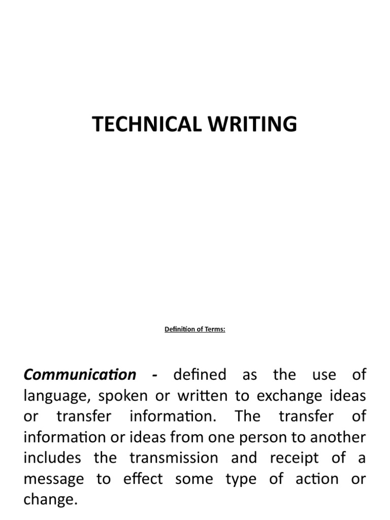 Lesson 1 Rules in Technical Writing | PDF | Information | Memorandum