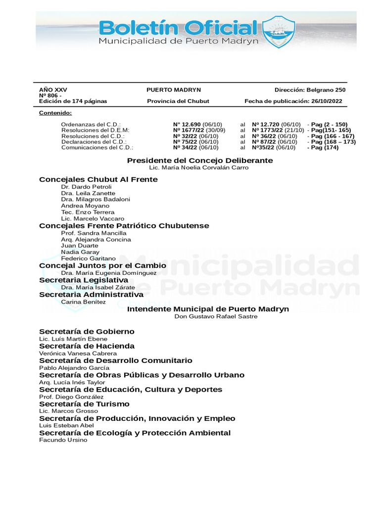 Boletín 806 | PDF
