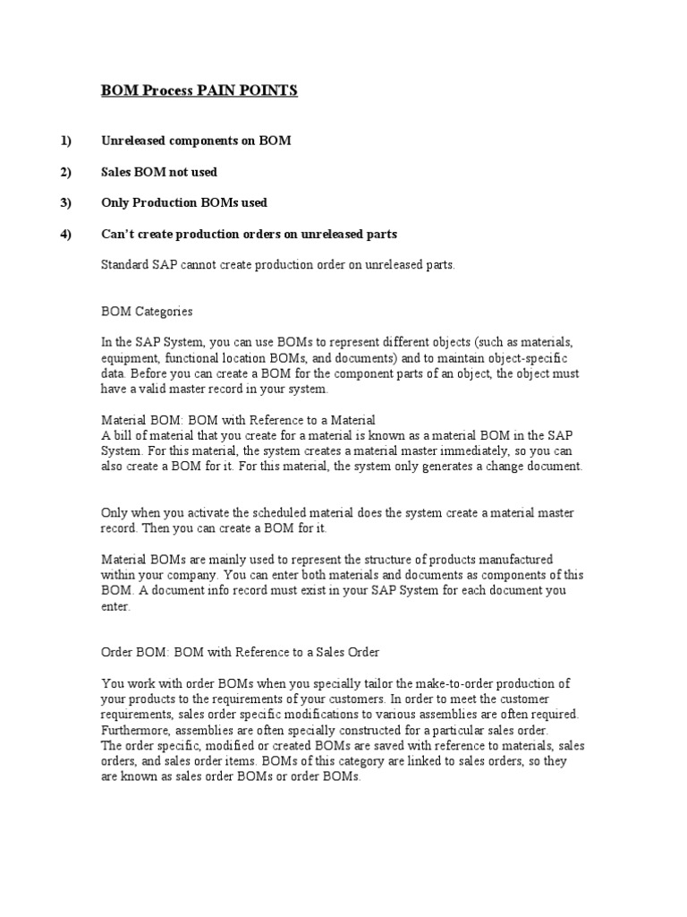 Bom Pinpoint | PDF | Industries | Information Technology Management