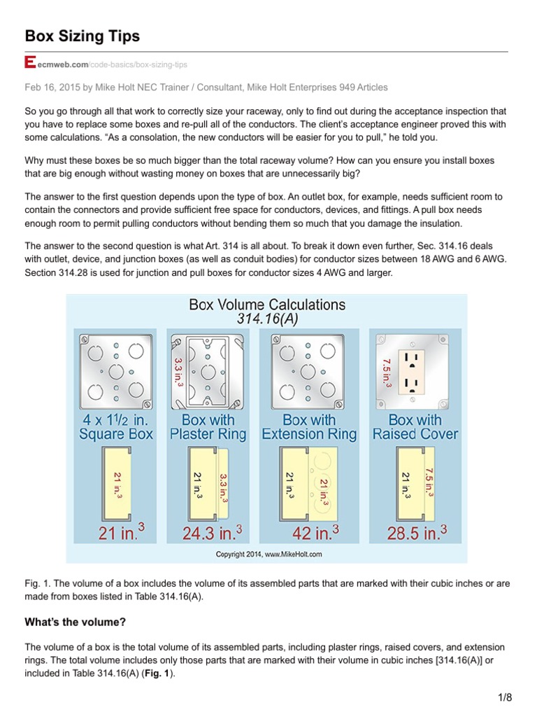 Box Sizing Tips | PDF | Electrical Engineering | Manufactured Goods