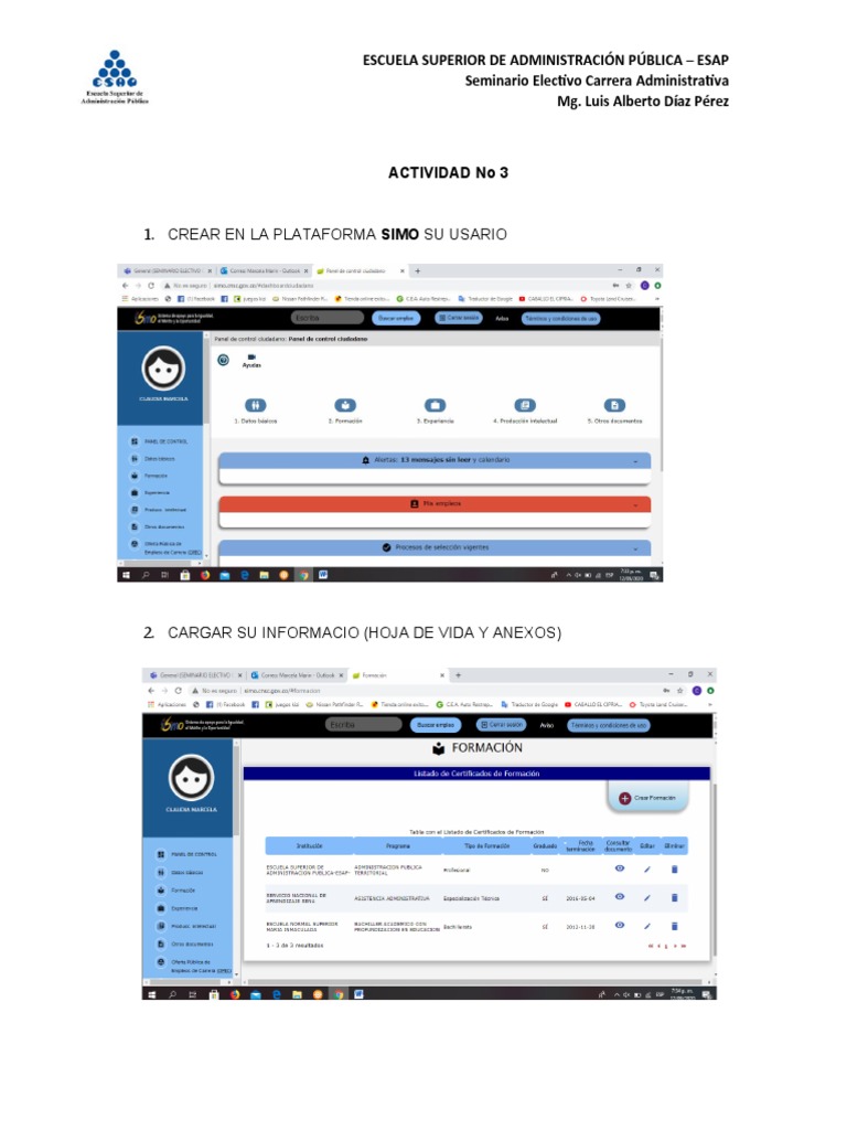 Actividad 3. SIMO | PDF