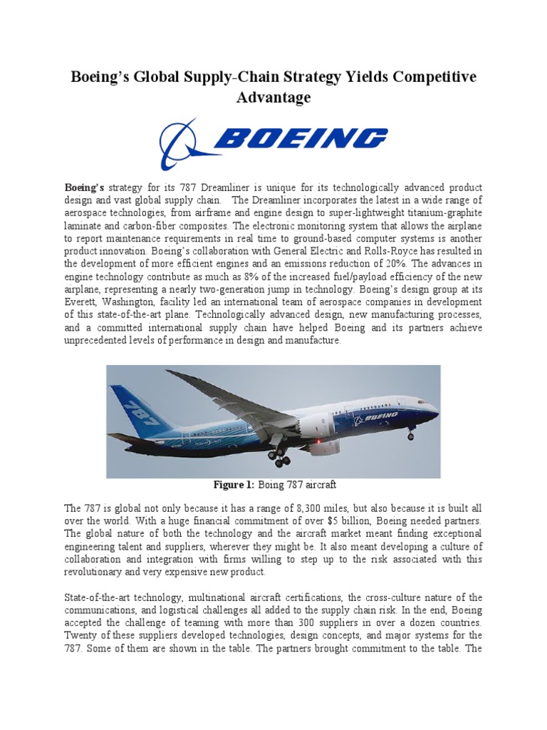 Boeing Case On Strategy | PDF