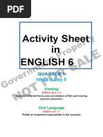 Grade 6 English Module 2 Final | PDF | Mass Media | Internet