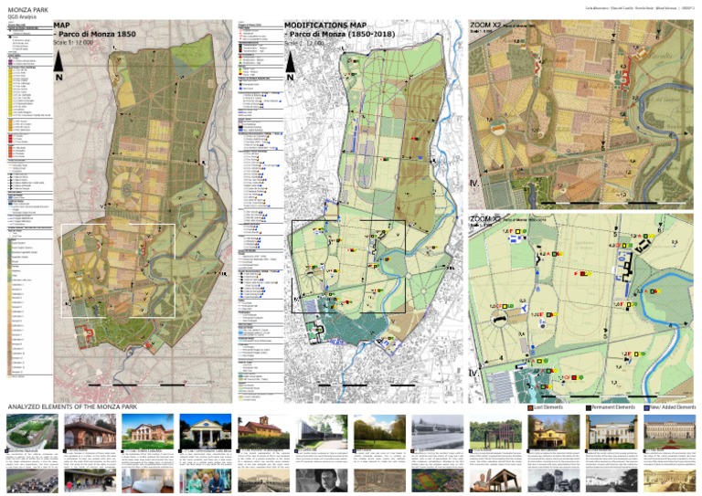 Mapping Monza Park 1850 - 2018 | PDF | Architectural Design | Architecture