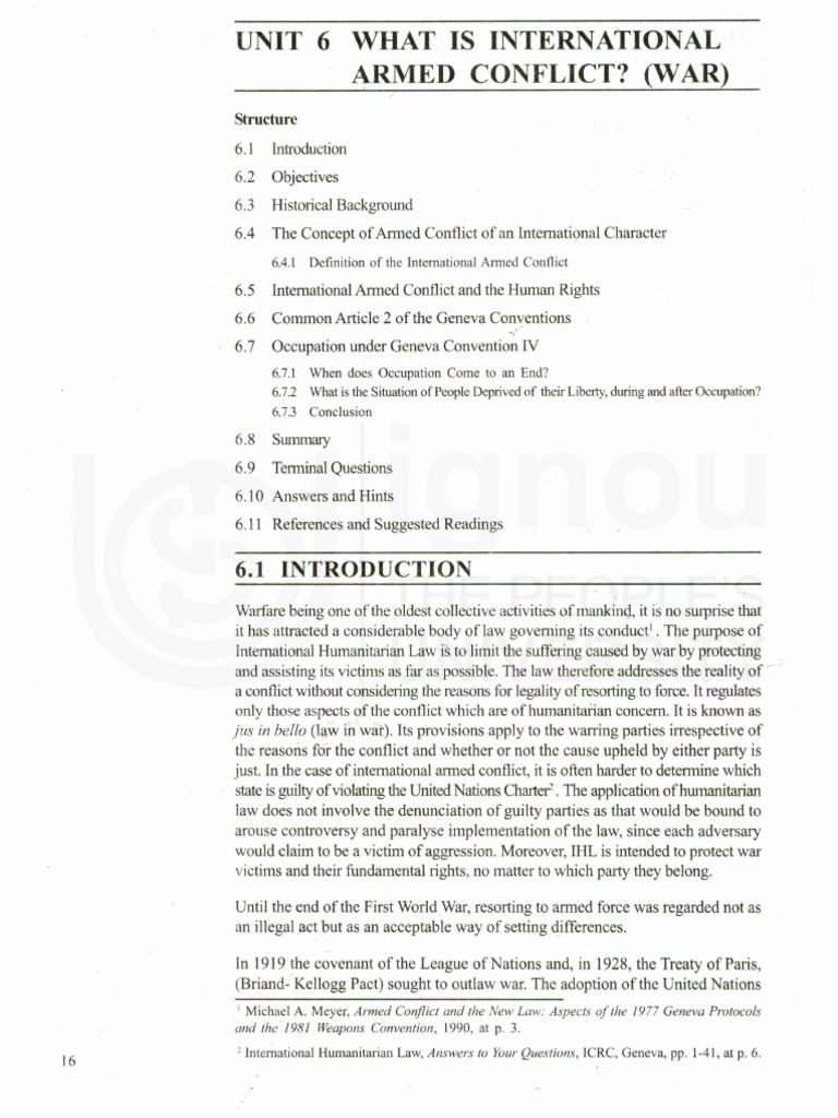 Intl Armed Conflict | PDF | International Humanitarian Law | Military ...
