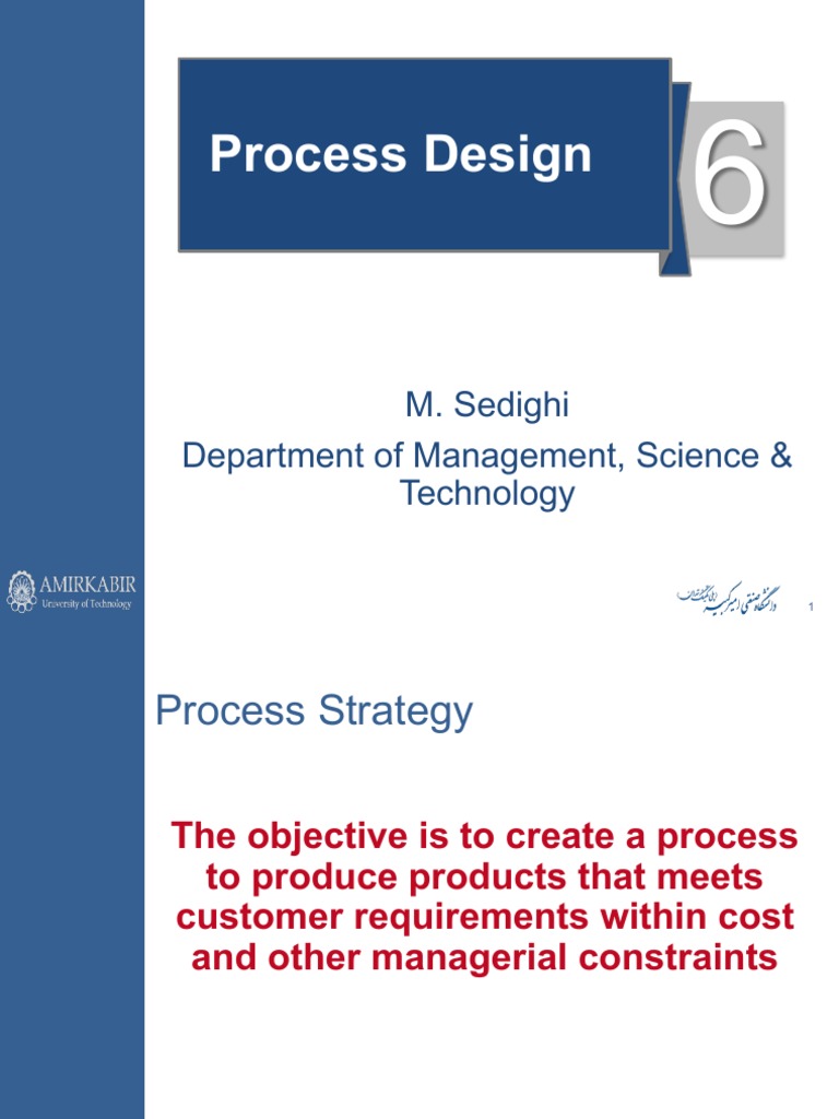 6 - Process Design | PDF | Modularity | Business
