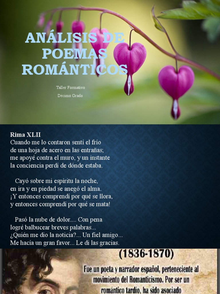 Análisis de Poemas Románticos 10 | PDF | Poesía