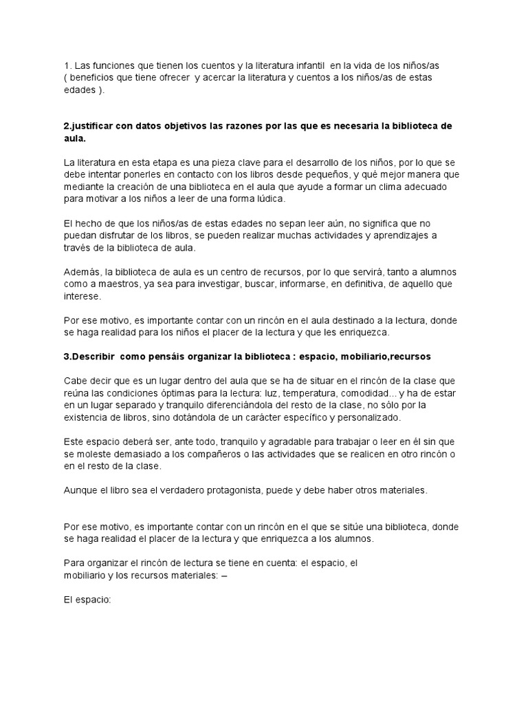 Biblioteca de Aula: Clave en Desarrollo Infantil | PDF | Salón de ...