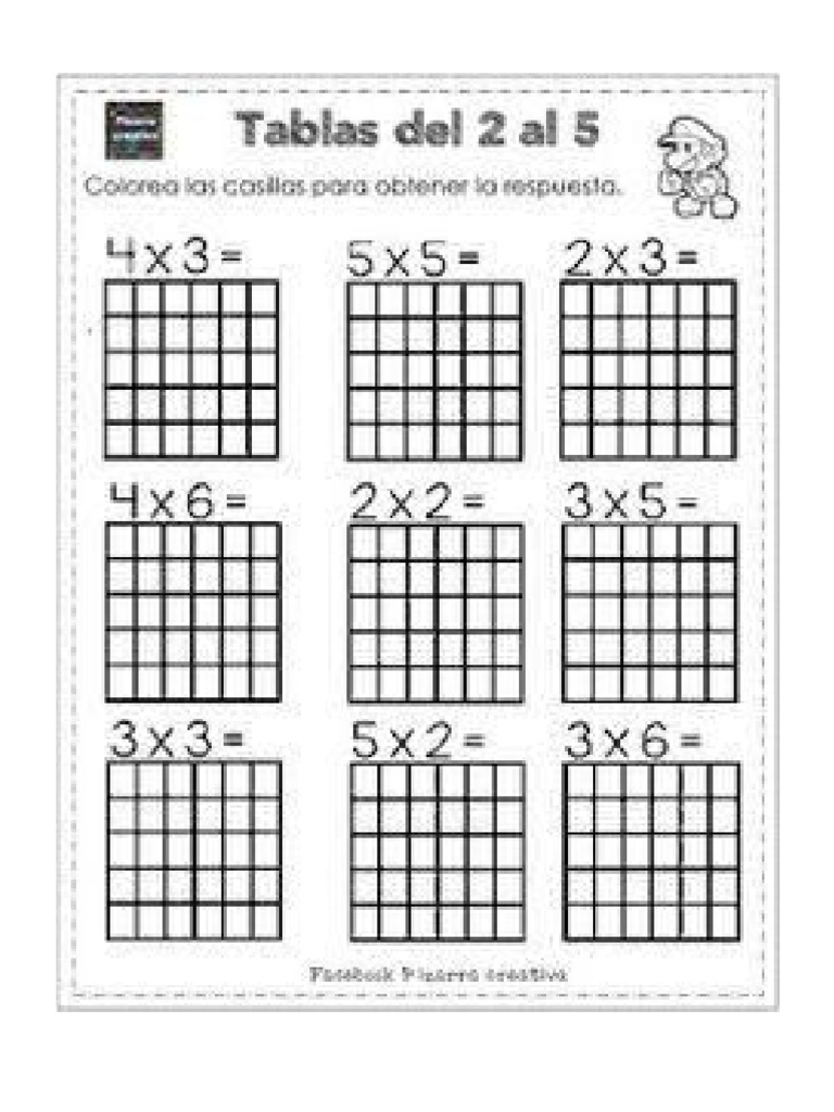 Fichas de Multiplicar | PDF
