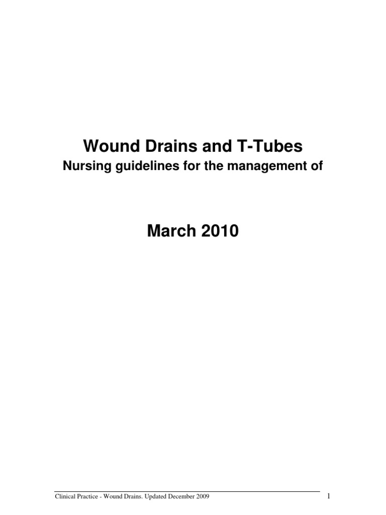 Wound Drain Final | PDF | Surgical Suture | Nursing