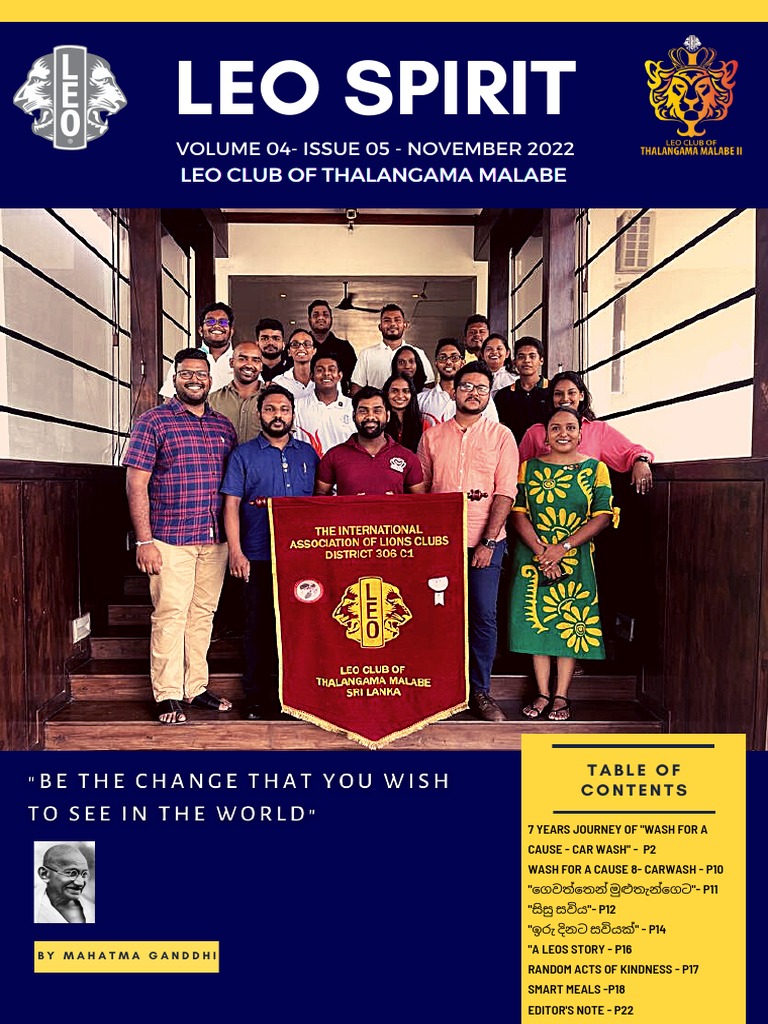 Leo Spirit - November 2022 | PDF | Career & Growth | Social Science