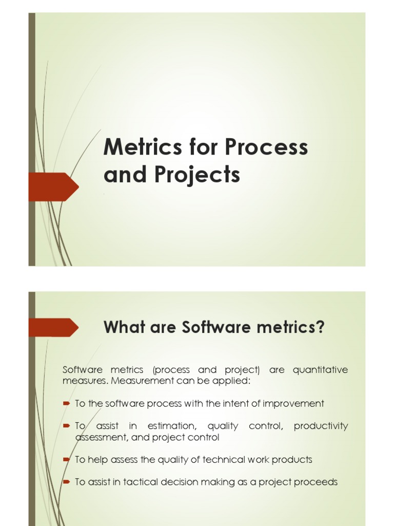 Product Process Metrics | PDF | Class (Computer Programming) | Performance Indicator