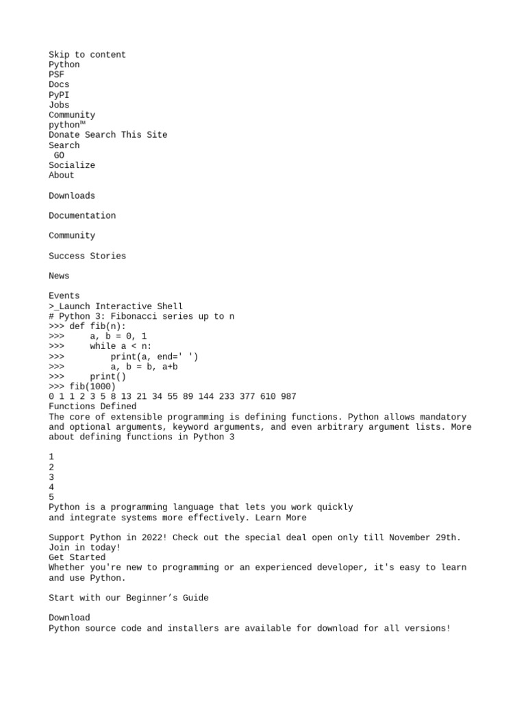 Python | PDF | Python (Programming Language) | Software Development Python | PDF | Python (Programming Language) | Software Development